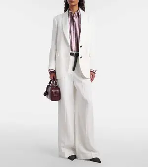 Brunello Cucinelli High-rise Wide-leg Pants