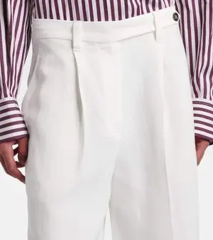 Brunello Cucinelli High-rise Wide-leg Pants