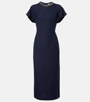 Brunello Cucinelli Monili Midi Dress
