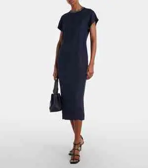 Brunello Cucinelli Monili Midi Dress
