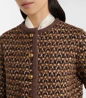 Altuzarra Conroy Tweed Jacket - Brown