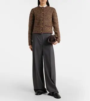 Altuzarra Conroy Tweed Jacket - Brown