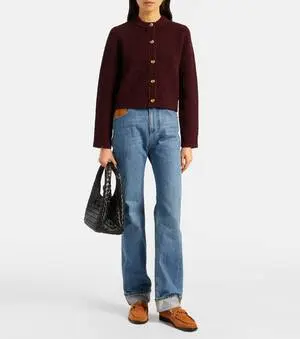 Bottega Veneta Astaire Shearling-lined Suede Loafers