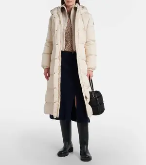 Moncler Chamer Hooded Down Coat