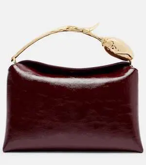 Erdem Bloom Medium Patent Leather Tote Bag - Red