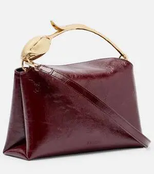 Erdem Bloom Medium Patent Leather Tote Bag - Red