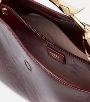 Erdem Bloom Medium Patent Leather Tote Bag - Red