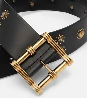 Etro Embellished Leather Belt