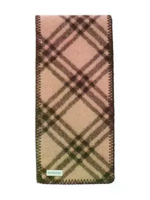Burberry Check-pattern Wool Scarf