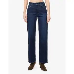 Paige Sasha " Wide-leg High-rise Jeans - Dwell