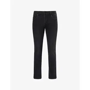 Emporio Armani Slim-fit Stretch-denim Jeans - Medium Grey Denim