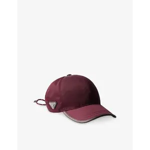 Prada Speedrock Re-nylon Baseball Cap - Burgundy