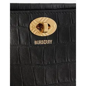 Burberry Cotswolds Leather Pouch - Black