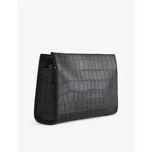 Burberry Cotswolds Leather Pouch - Black