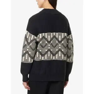 Varley Fairisle Patterned Cotton-wool Blend Jacket