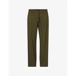 Derek Rose Basel Modal-jersey Lounge Trousers - Green