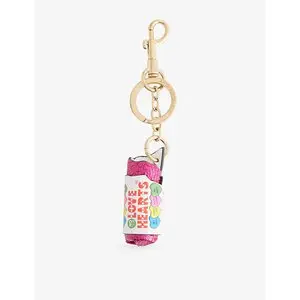 ANYA HINDMARCH Lovehearts Leather Charm - Optic White