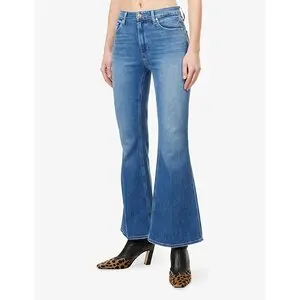 Paige Marlow Skimmer Flared Stretch-denim Jeans - Freeride