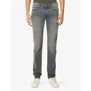 Paige Lennox Slim-fit Stretch-denim Blend Jeans - Kian