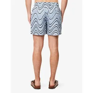 Frescobol Carioca Rio Copa Patterned Swim Shorts