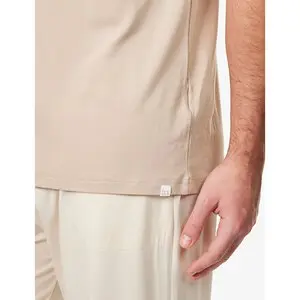 Derek Rose Basel Micro Modal-jersey T-shirt - Neutral
