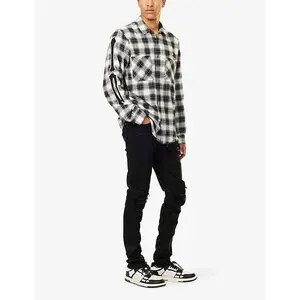Amiri Bones Flannel Cotton Overshirt