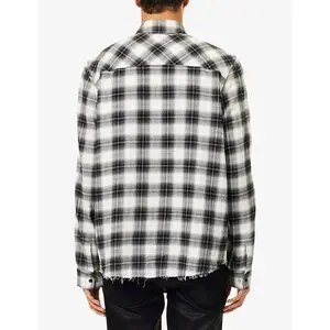Amiri Bones Flannel Cotton Overshirt