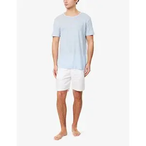 Derek Rose Jordan Short-sleeve Linen T-shirt Xxl