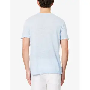 Derek Rose Jordan Short-sleeve Linen T-shirt Xxl