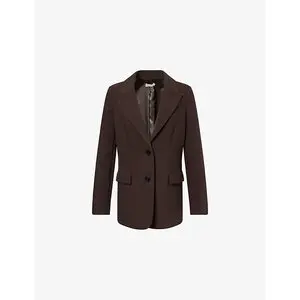 Dissh Elle Notched-lapel Woven Blazer