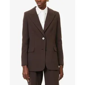 Dissh Elle Notched-lapel Woven Blazer