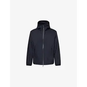 Emporio Armani Monogram-print Hooded Shell Windbreaker
