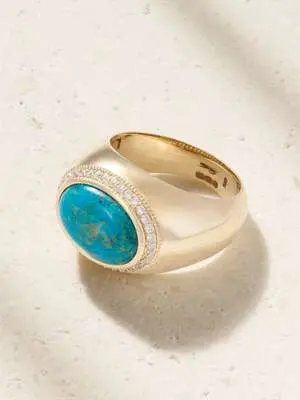 Jacquie Aiche 14-karat Gold And Diamond Ring