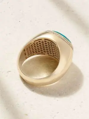 Jacquie Aiche 14-karat Gold And Diamond Ring