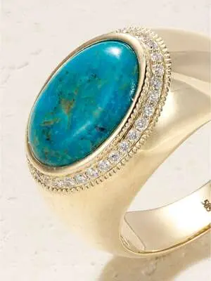 Jacquie Aiche 14-karat Gold And Diamond Ring