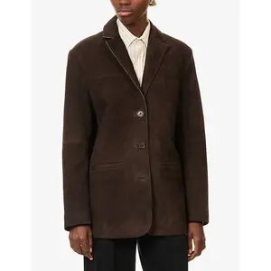 Dissh Hendrix Notch-lapel Suede Jacket