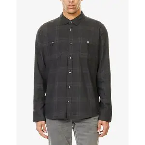 Paige Everett Checked Cotton Blend Shirt