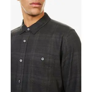 Paige Everett Checked Cotton Blend Shirt