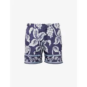 Orlebar Brown Bulldog Petralis-print Swim Shorts - Night Iris