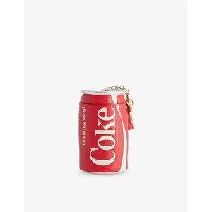 ANYA HINDMARCH Coke Leather Coin Purse - Bright Red