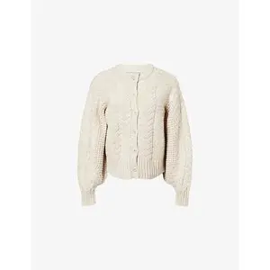 Dissh Cable Knit Wool-blend Cardigan