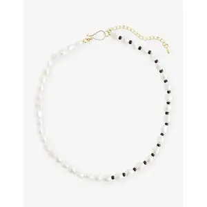 A SINNER IN PEARLS Mono Freshwater Pearl Necklace - White