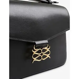 MALINA Monogram Leather Shoulder Bag