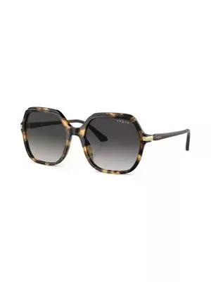 VOGUE EYEWEAR Tortoiseshell-effect Butterfly Sunglasses - Yellow