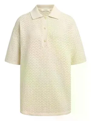 12 STOREEZ Cotton Knit Polo Top