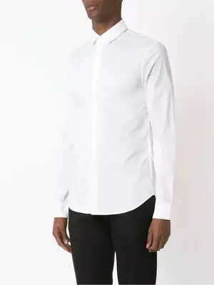 Armani Exchange Long-sleeve Cotton Shirt - White