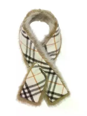 Burberry Reversible Shearling Scarf - Neutrals