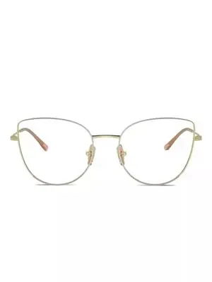 VOGUE EYEWEAR Geometric-frame Glasses - Yellow