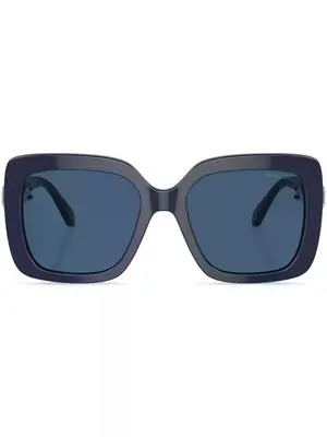 SWAROVSKI Crystal-embellished Square-frame Sunglasses - Blue