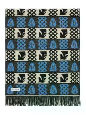 Burberry Patterned-jacquard Scarf